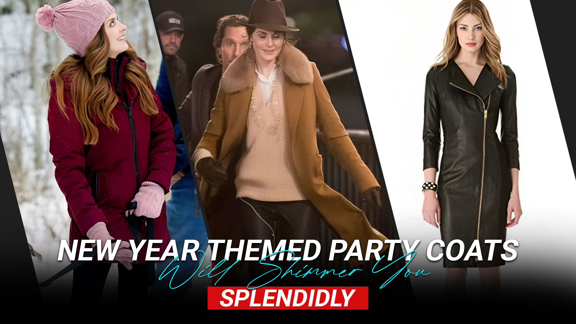 Befuddle Your Mirror and People In New Year Theme Party Coats