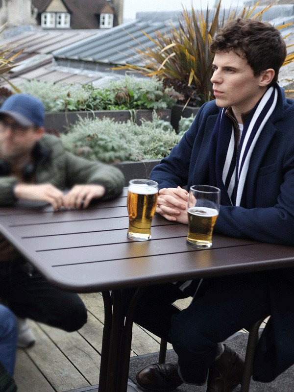 Surprised By Oxford Kent Weber Blue Coat - J4Jacket