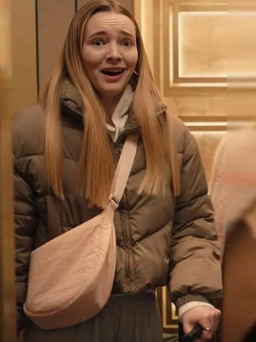Shop Man Vs Baby Alanah Bloor Brown Jacket - J4 Jacket